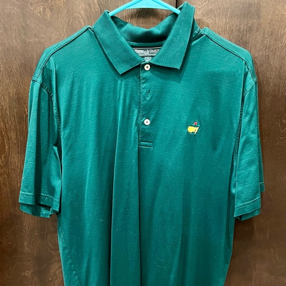 Masters | Shirts | Masters Collection Golf Polo Mens Large Green With ...